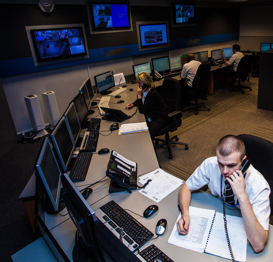 Security monitoring contractor training