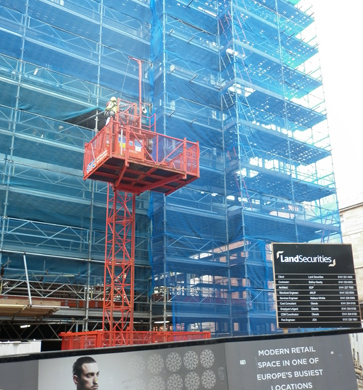 Scaffolding alarm systems