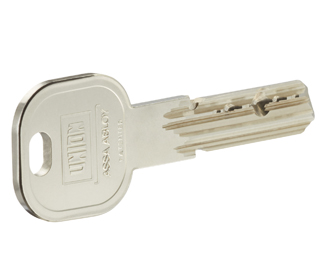 reversible key cylinder